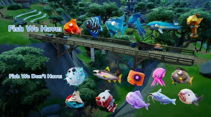 What are your thoughts on Fish in the game? And which would you like to ...