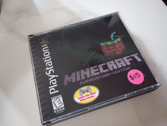 Anyone wanna play Minecraft PS1 Edition? - 9GAG