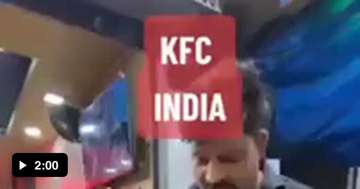 KFC's spicy affair with India. - 9GAG