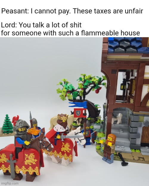 You talk a lot of bricks - 9GAG