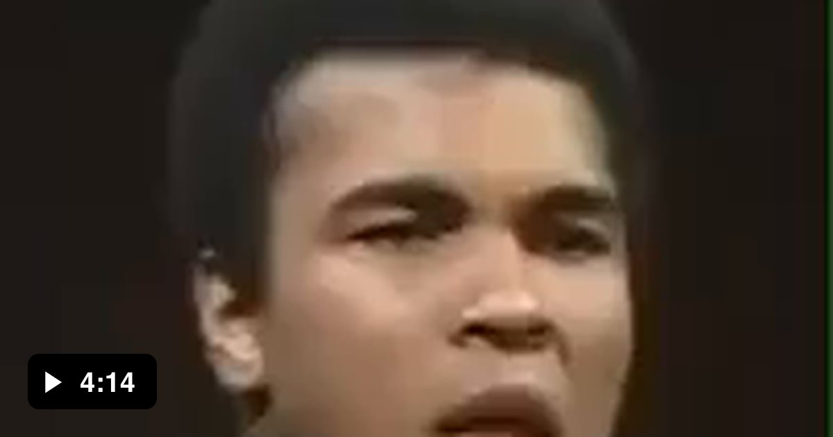 Muhammad Ali describes how curious he was while growing up - 9GAG