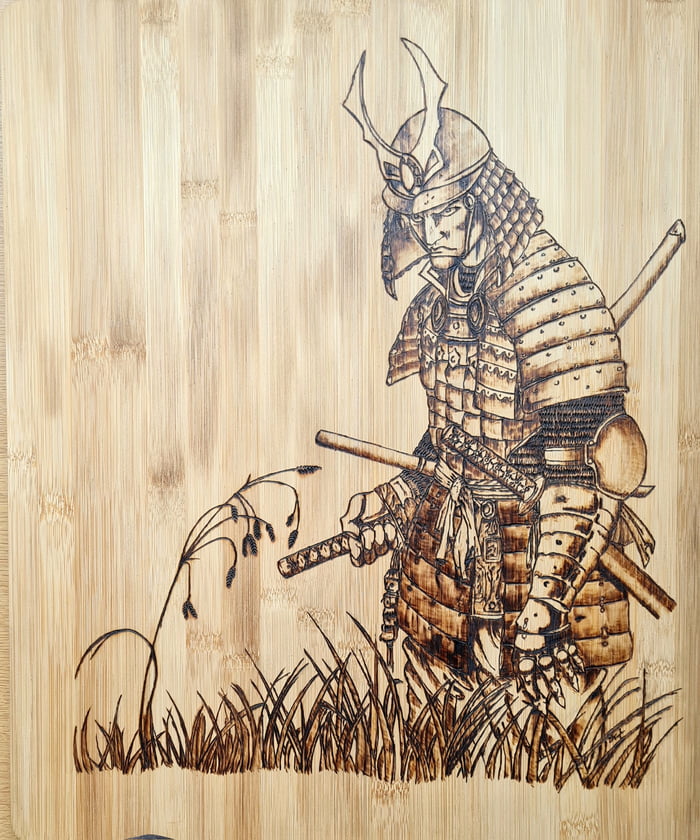 Latest pyrography project - 9GAG