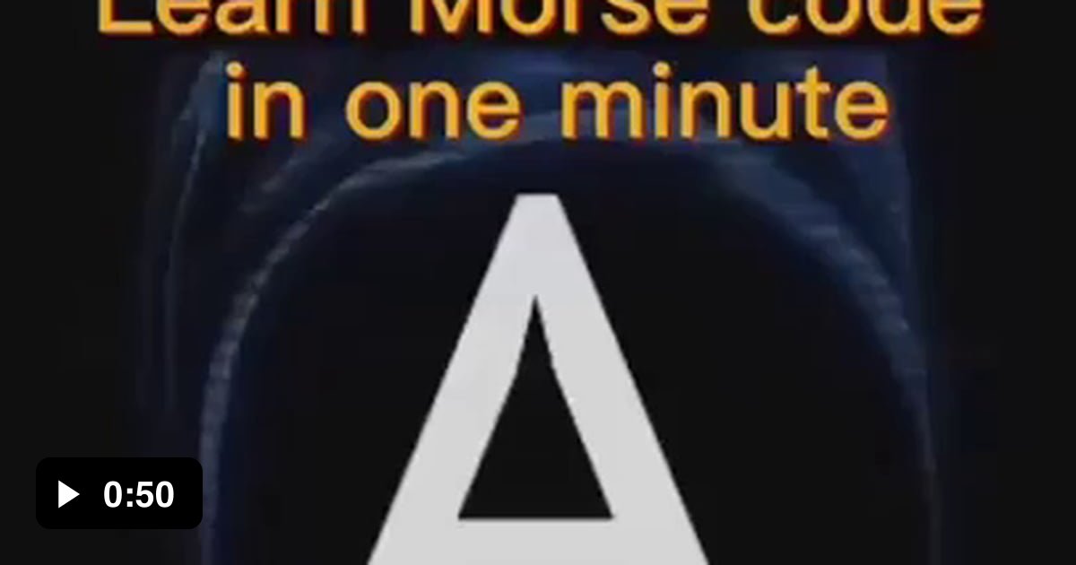 "Learn" Morse code. - 9GAG
