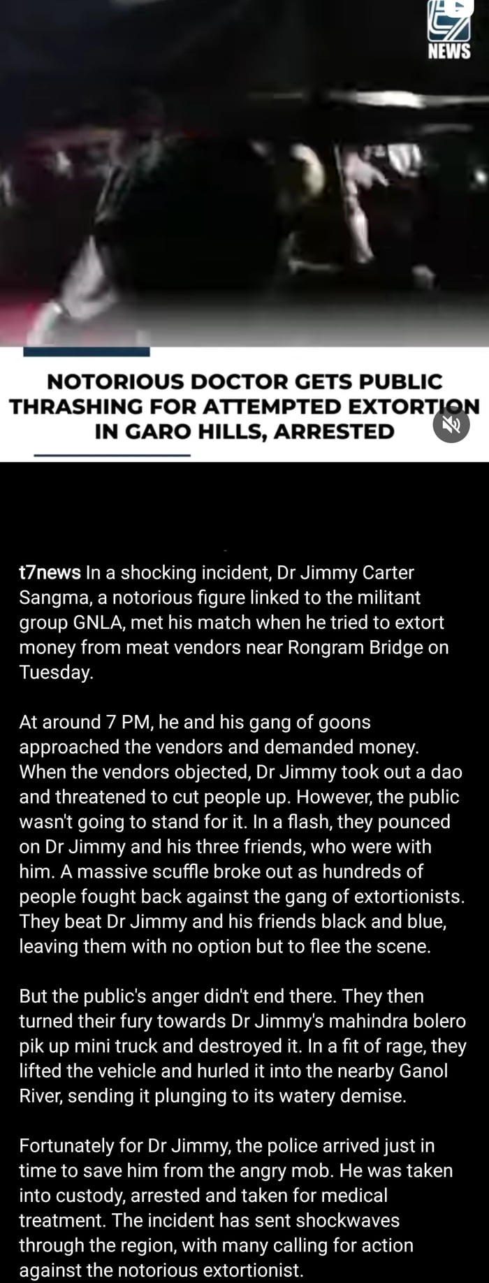 Another case of 'f**k around and find out' Antidote: public trashing. - 9GAG