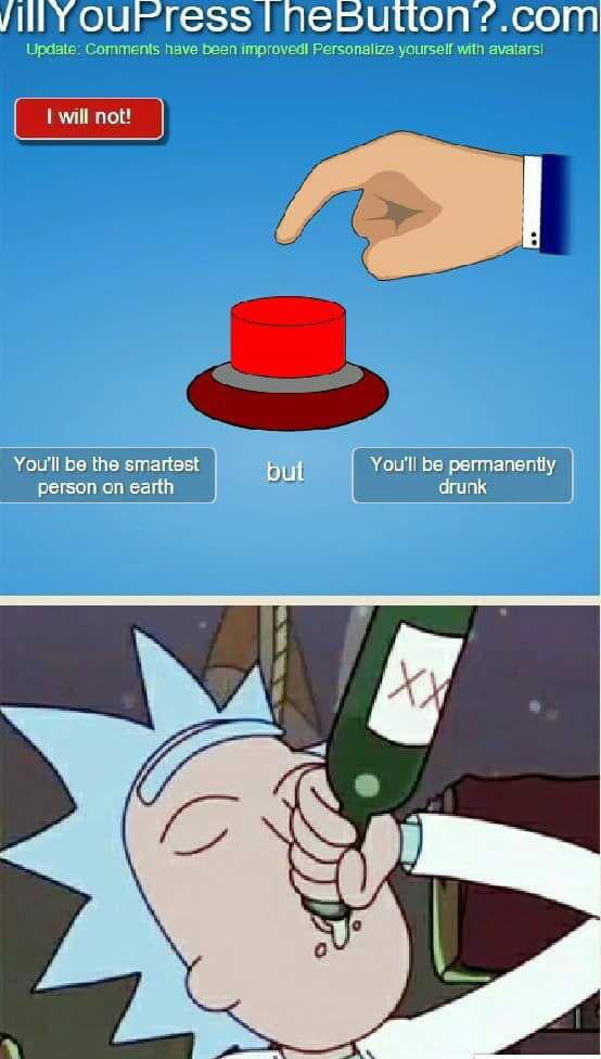 How fast would you smash that button? - 9GAG