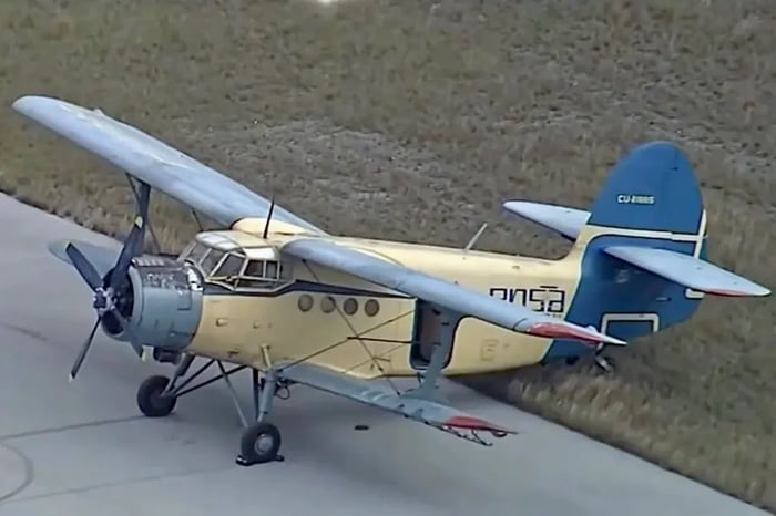Yesterday a Cuban pilot defected to the US in an Soviet era AN-2 ...