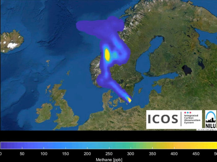 Data analysis shows huge methane cloud over Nord Stream leaks: Hundreds ...