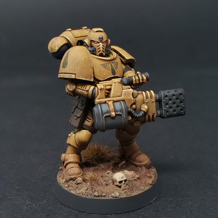 Blood Angels rapid response Phobos Infernus Marine Sergeant, Bantax ...