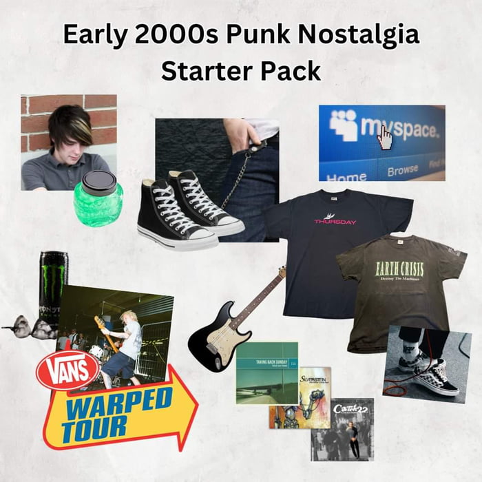 Early 2000s Punk Starterpack - 9GAG
