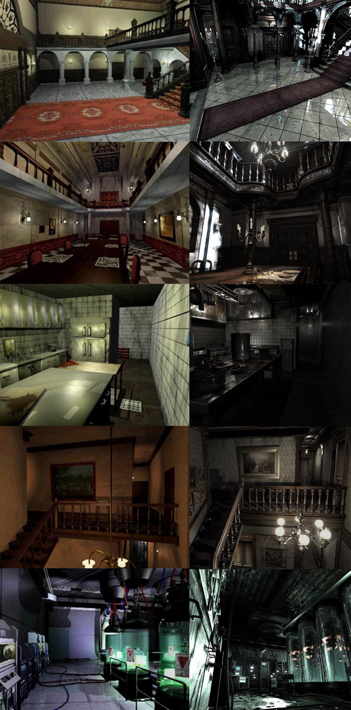 It still amazes me how RE1 (1996) and RE1 Remake (2002) are only 6 ...