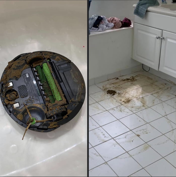 Roomba vs dogshit - 9GAG
