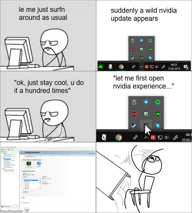 My first rage comic I created 3 years ago, but it doesn't escaped fresh ...