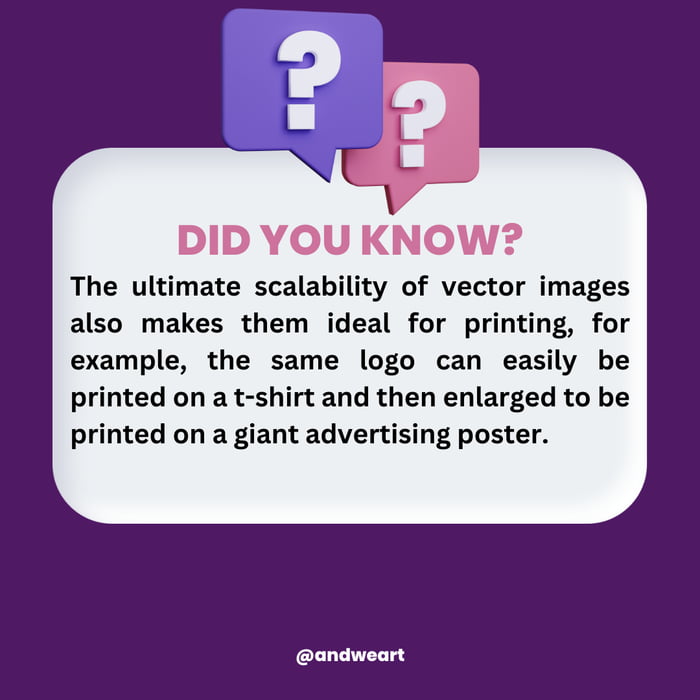 The ultimate scalability of vector images also makes them ideal for ...