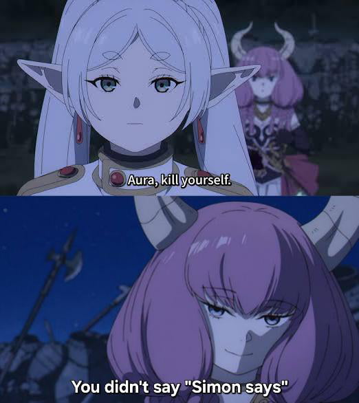 Frieren should have learned the magic words - 9GAG