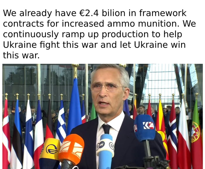 NATO support dies off any day now. - 9GAG