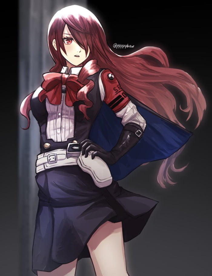 Posting Persona pics daily. Day 1981: P3 Mitsuru Kirijo - 9GAG