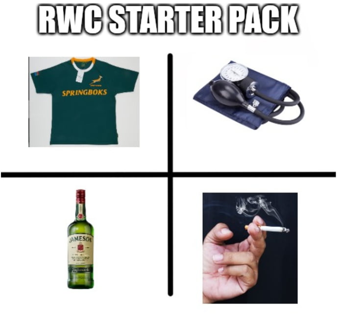 Rugby world cup starter pack - 9GAG