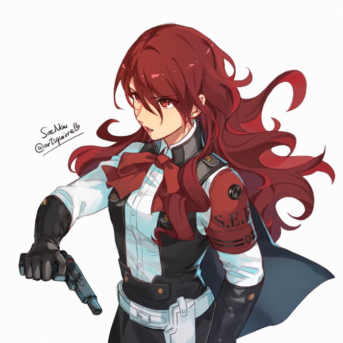 Posting Persona pics daily. Day 1999: P3 Mitsuru Kirijo - 9GAG