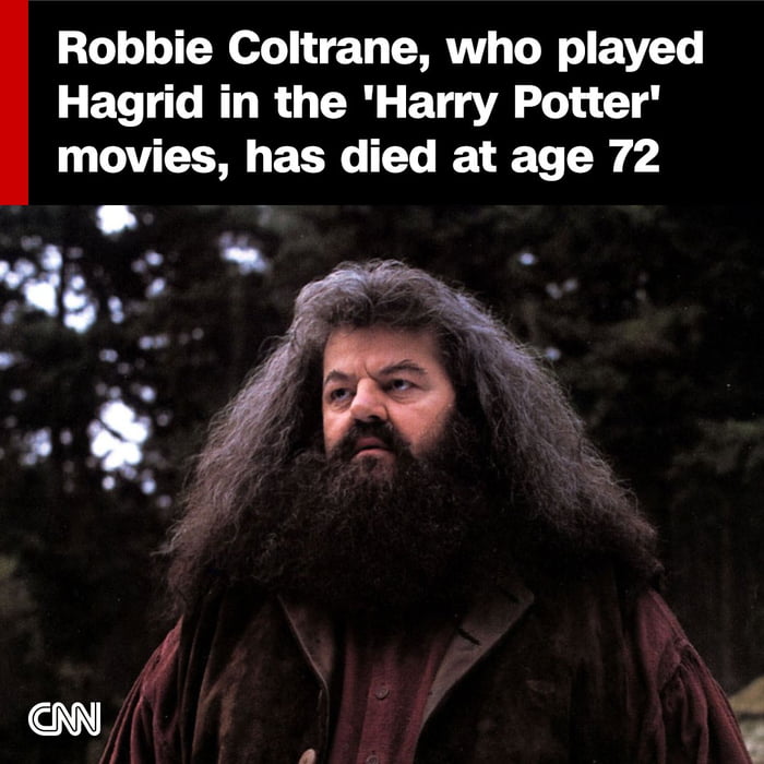 RIP Hagrid. We will definitely miss you. - 9GAG