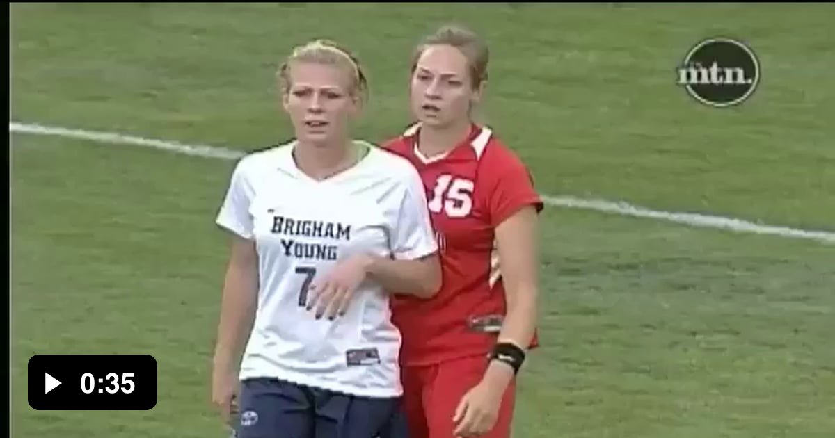 Girl repeatedly attacks opponents in soccer match - 9GAG
