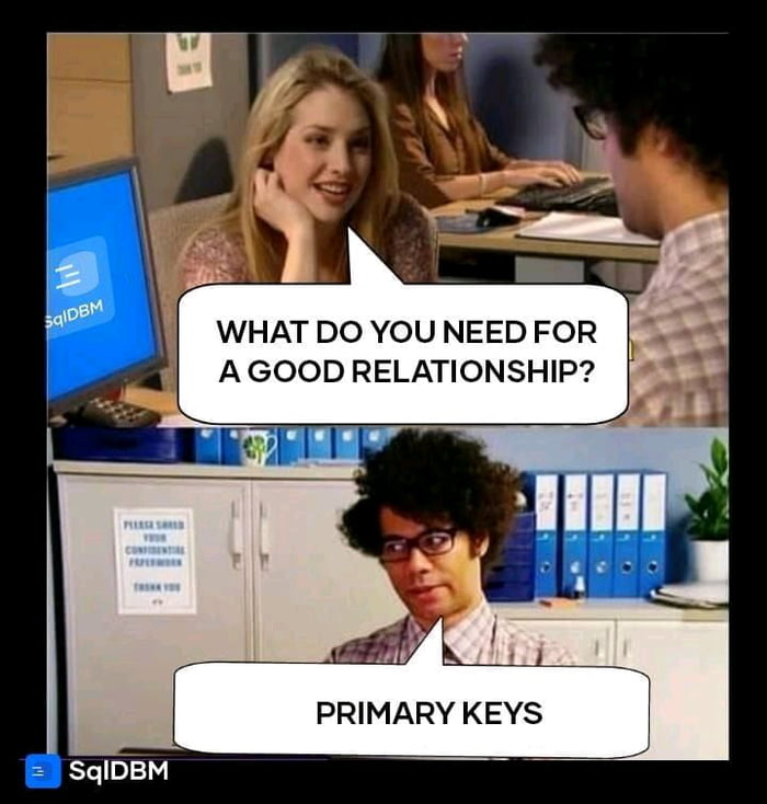 RDBMS romance - 9GAG