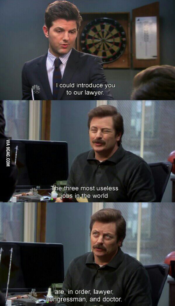 Three most useless jobs in the world - 9GAG