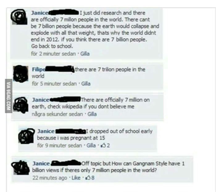 Janice: Official record holder for most dumb things in a single ...