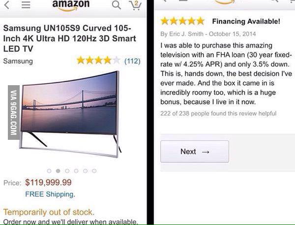 Best Amazon review ever - 9GAG