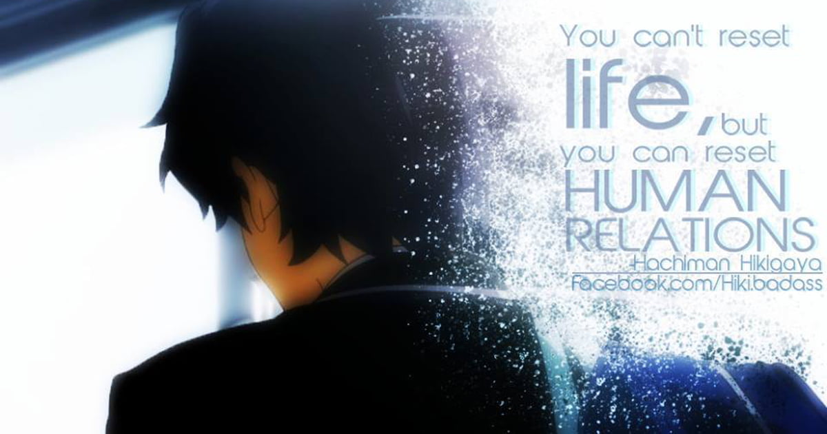 Just a reminder ( Anime : Oregairu ) - 9GAG