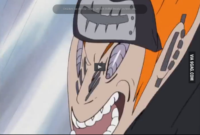 I paused Naruto at the wrong moment - 9GAG
