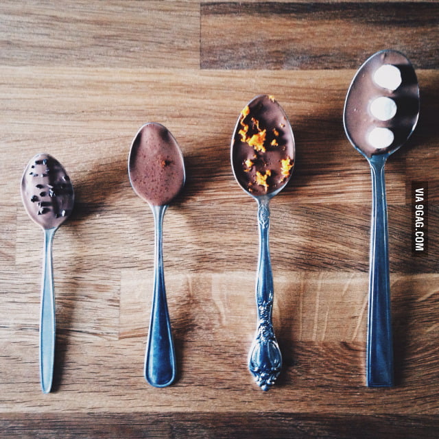 A Selection of Chocolate Spoons - 9GAG