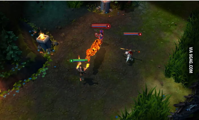 League of Legends logic. Blazing flame has shadow? - 9GAG