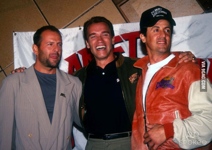 The most testosterone 90's picture EVER! - 9GAG