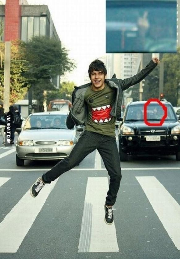 What you got behind the pose. - 9GAG