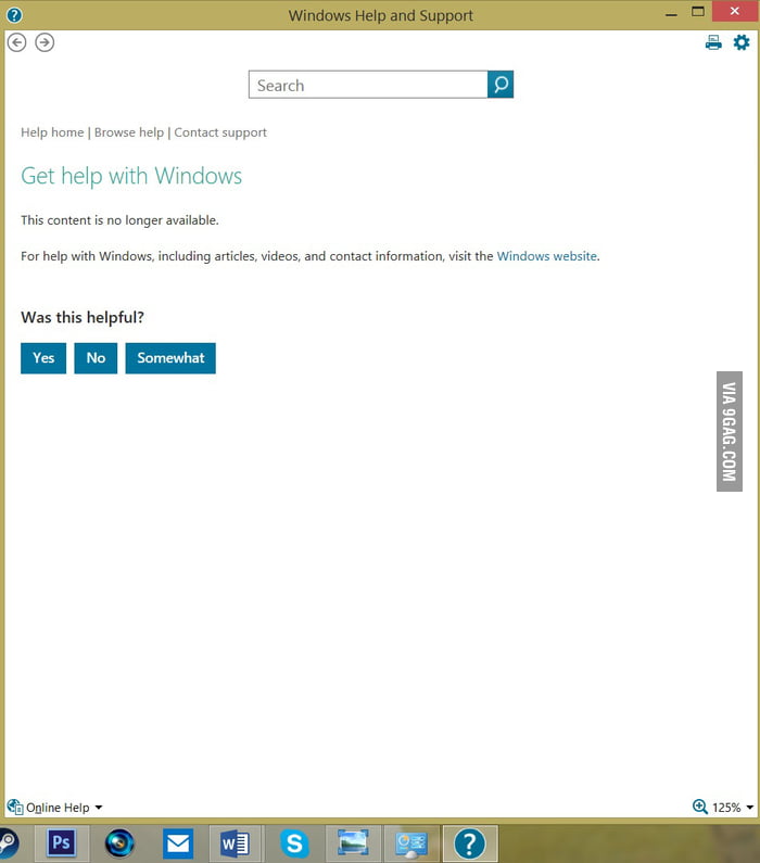 Thank you very much windows,very useful - 9GAG