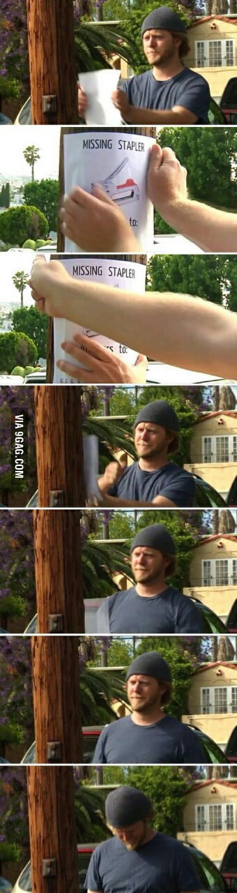 Missing stapler - 9GAG