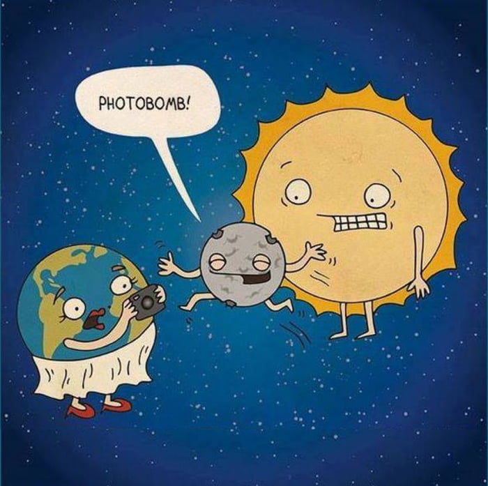 What really happens during a solar eclipse - 9GAG