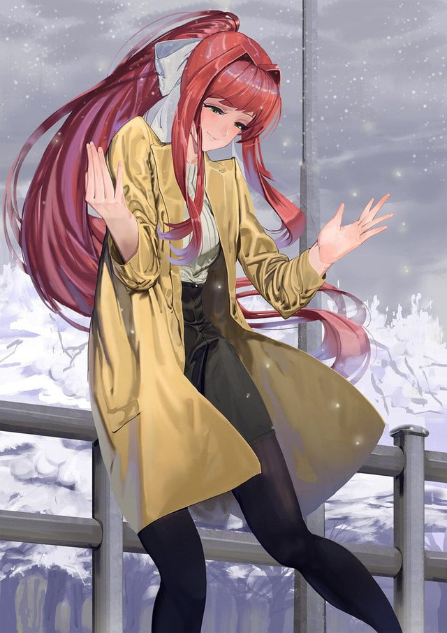 Monika enjoying the snow. - 9GAG