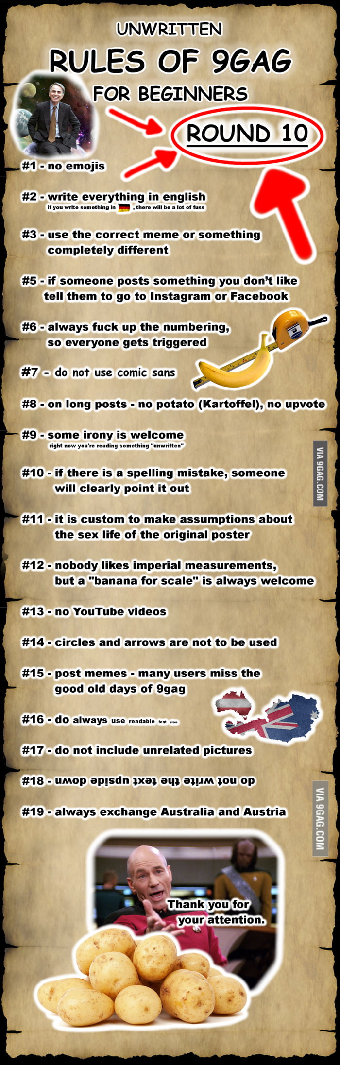 UNWRITTEN RULES OF 9GAG - FOR BEGINNERS - 9GAG