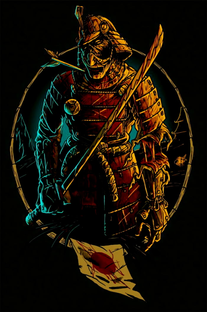 Zombie Samurai (1790x2704) - 9GAG
