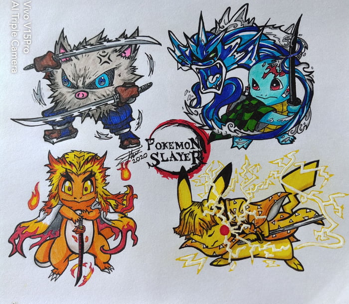 Pokemon Slayer I hope you like my drawing... credits to jimmy sparrow ...