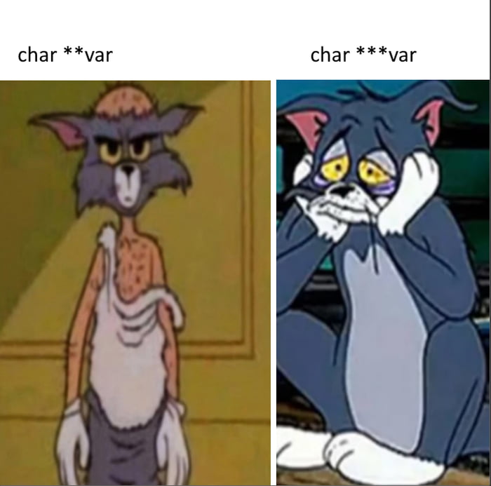 Programming in C is a nightmare. - 9GAG