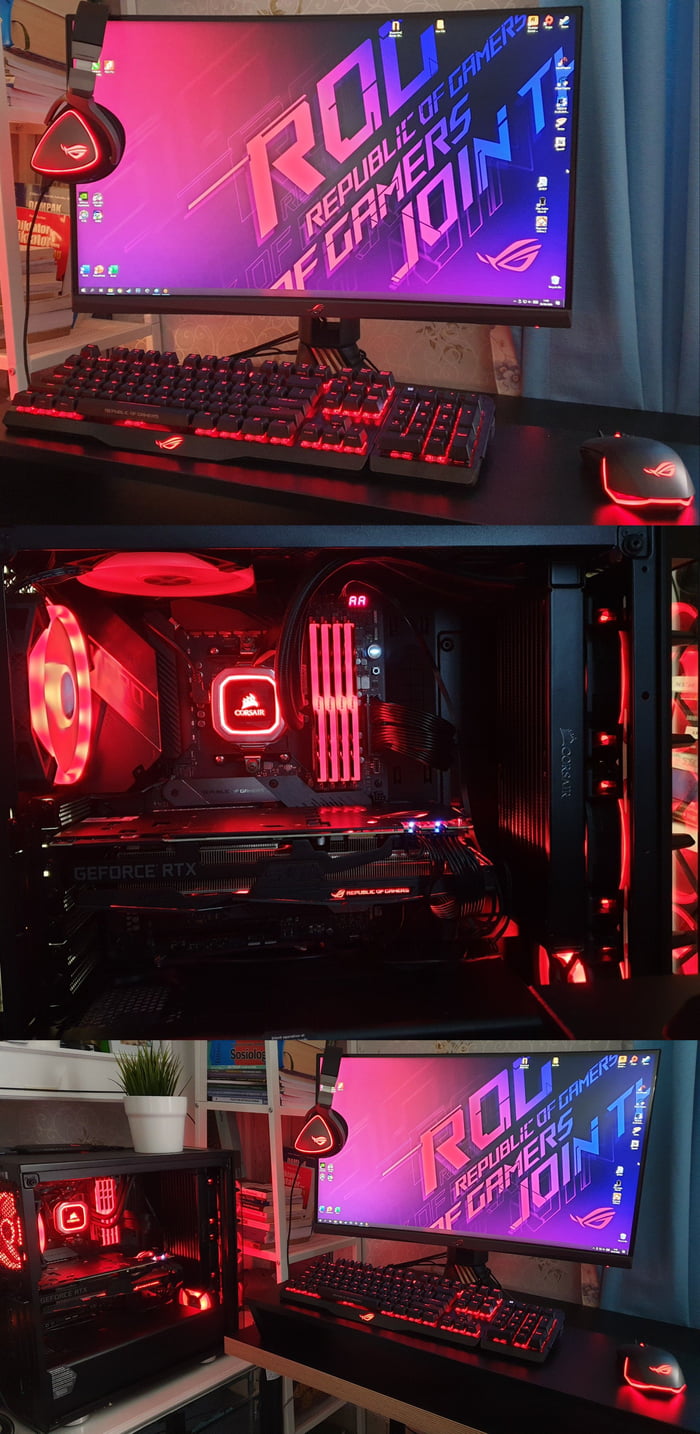 Red my setup. - 9GAG