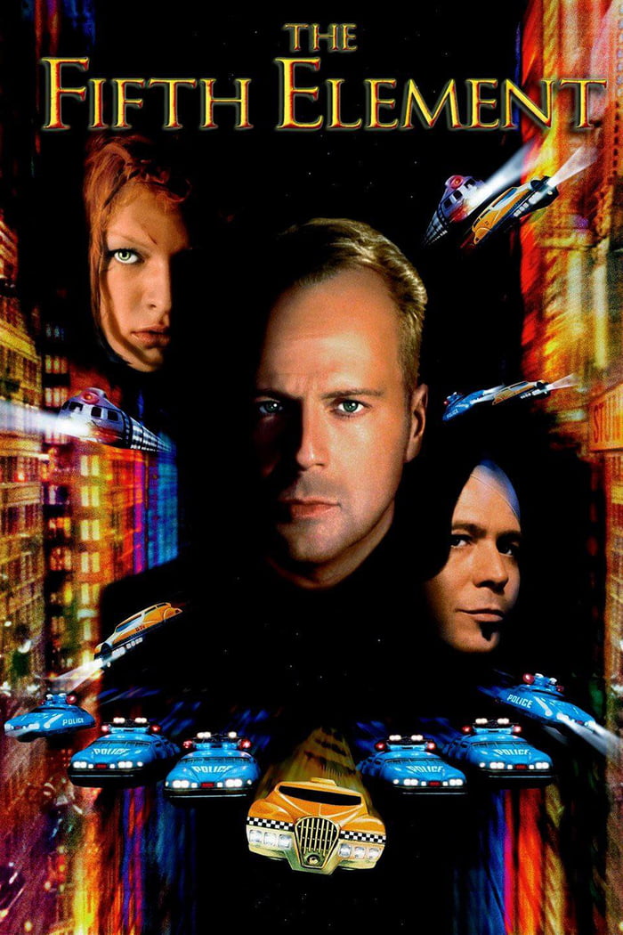 The fifth element (1997) the main villain (Gary Oldman) and the hero ...