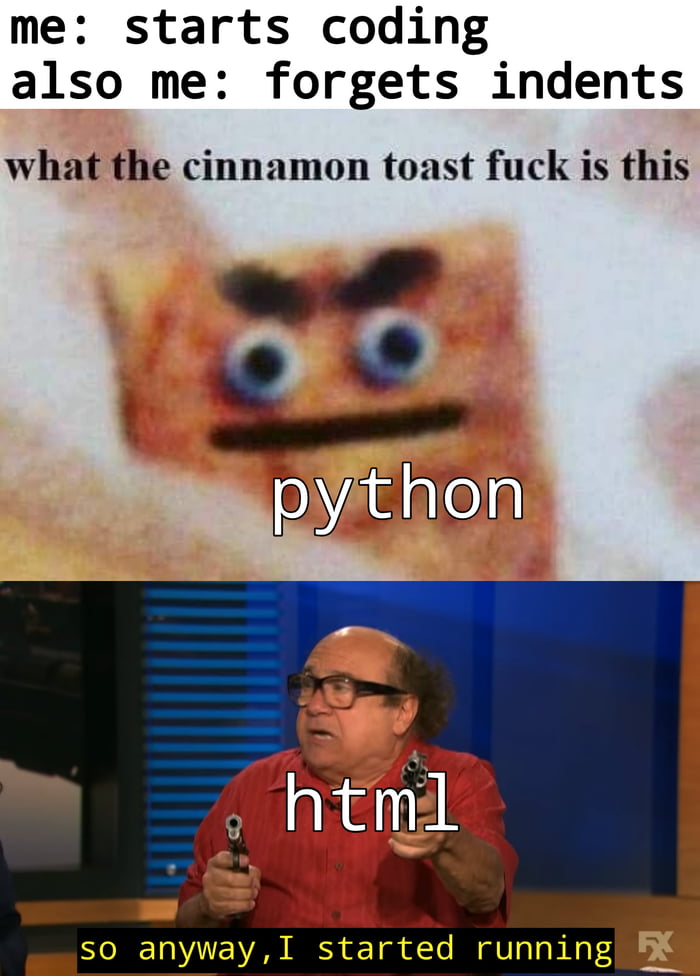 When somebody talks about the usability of Python - 9GAG