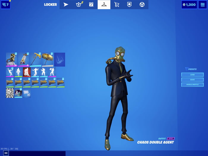 Chaos Double agent now does the regular Chaos Agent pose in the lobby. - 9GAG