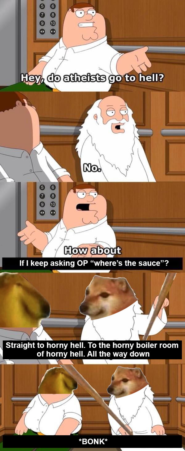 Go to horny hell *BONK* - 9GAG