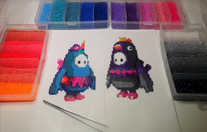 I had a crappy weekend and Fall Guys game cheered me up, so I made ...