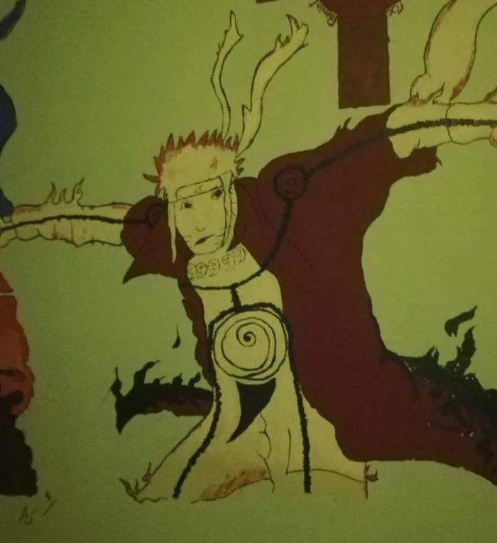 You have seen badly drawn Sasuke, but have you seen badly drawn Naruto ...