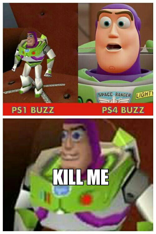 Buzz in ps1 vs ps4 - 9GAG